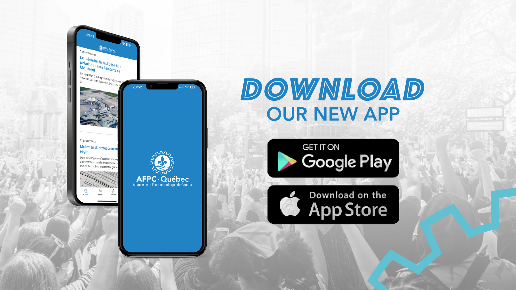 PSAC-Quebec launches its very first app! – AFPC-Québec